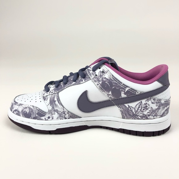 Nike | Shoes | Nike Dunk Low Floral Purple Retro Shoes 3960153 | Poshmark